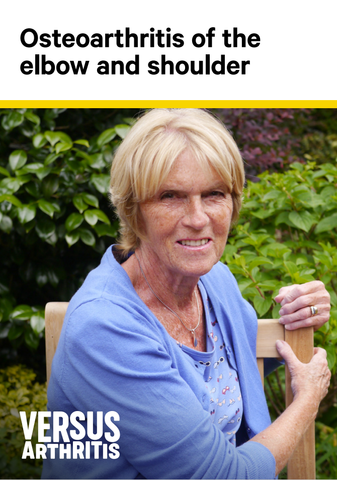 Osteoarthritis of the Elbow and Shoulder Information Booklet | Arthritis UK