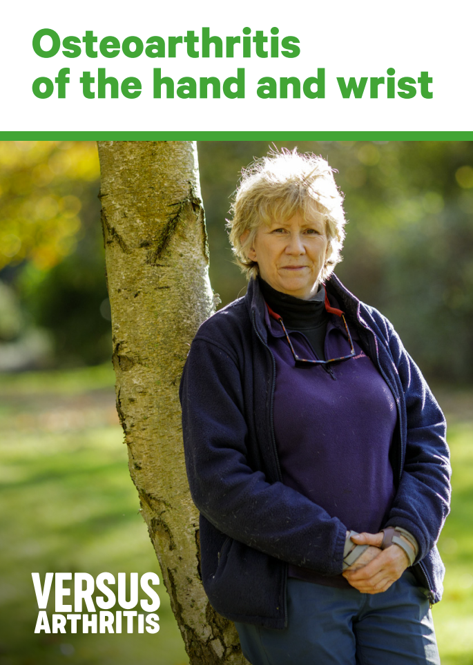 Osteoarthritis of the Hand and Wrist Information Booklet | Arthritis UK